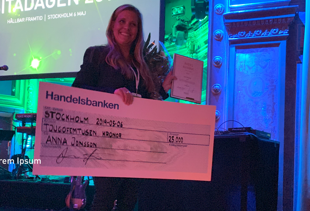 Anna Jonsson får utmärkelsen Årets kvinna i besöksnäringen - Byggkontakt