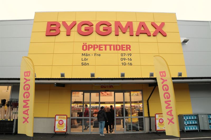 Byggmax expansionsresa fortsätter – öppnar ytterligare fyra butiker ...